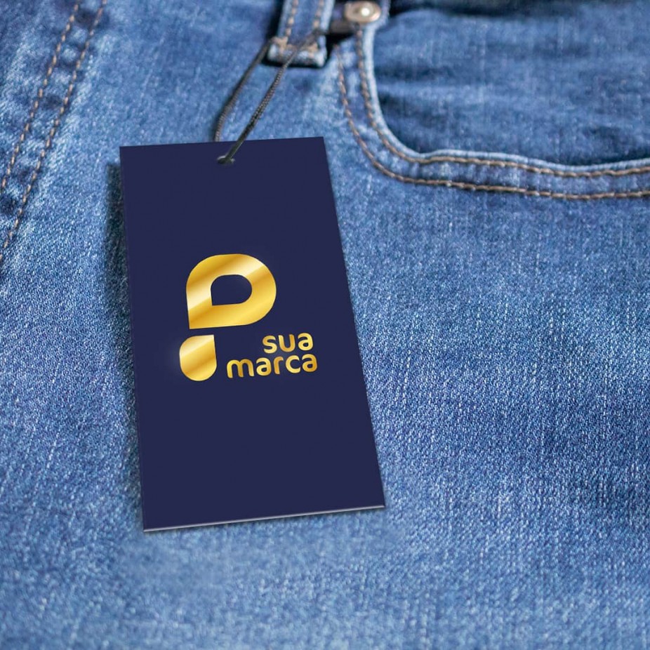 tag com hot stamping